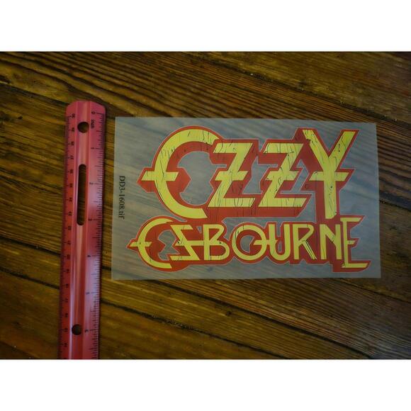 Wall Decor | Ozzy Osbourne Logo On Clear Background Car Window Sticker ...